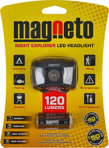Magneto Night Explorer LED Headlamp – MbeuTech