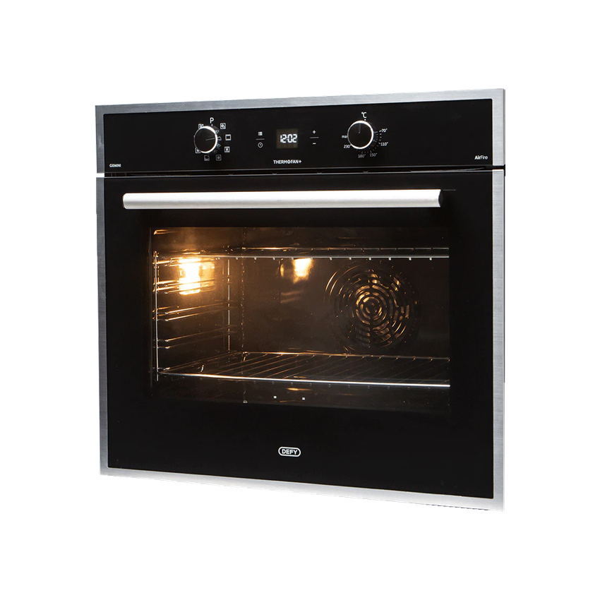DEFY GEMINI THERMOFAN + EYE-LEVEL OVEN - BLACK DBO774 – MbeuTech