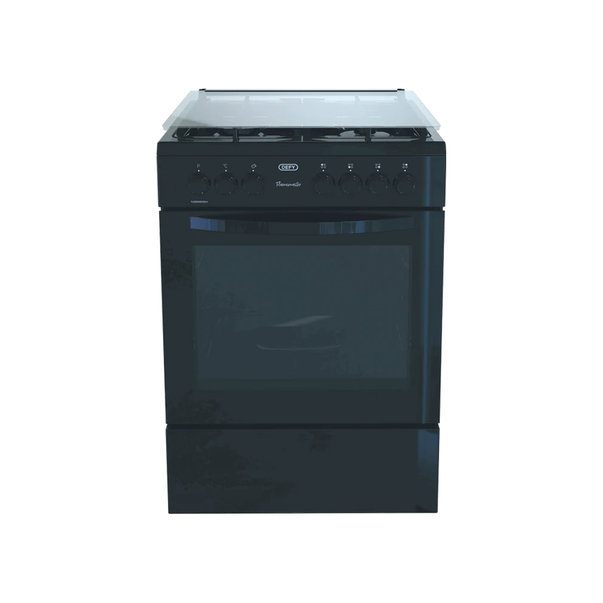 DEFY THERMOFAN+ FLAME MASTER 600 GAS ELECTRIC STOVE - BLACK – MbeuTech
