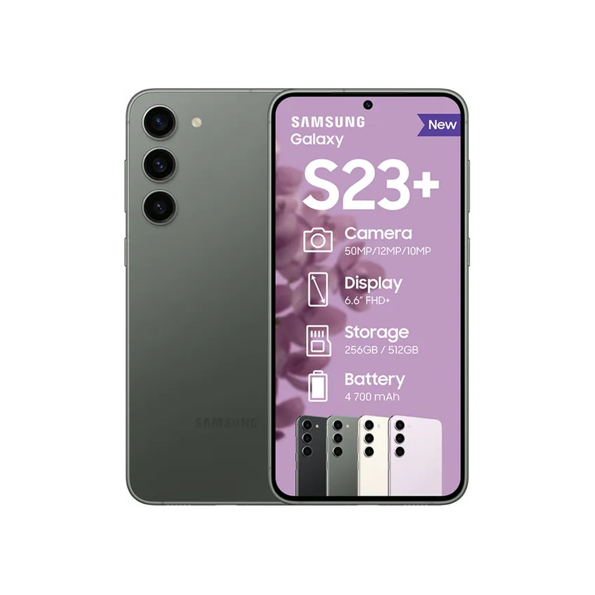 SAMSUNG GALAXY S23+ 256GB DUAL SIM- GREEN – MbeuTech