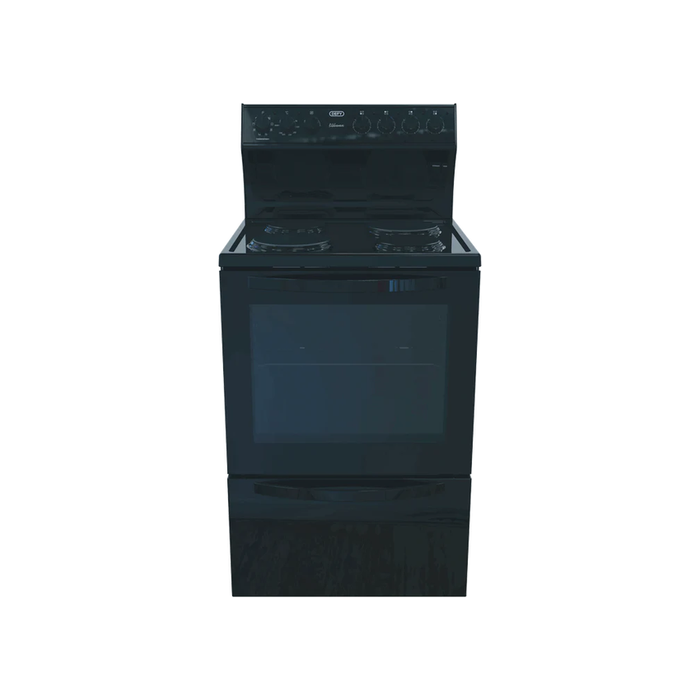 DEFY THERMOFAN+ KITCHENAIRE 600 ELECTRIC STOVE- BLACK — MbeuTech