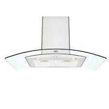 Defy 90cm Silver Curved Glass Island Extractor DCH323 – MbeuTech